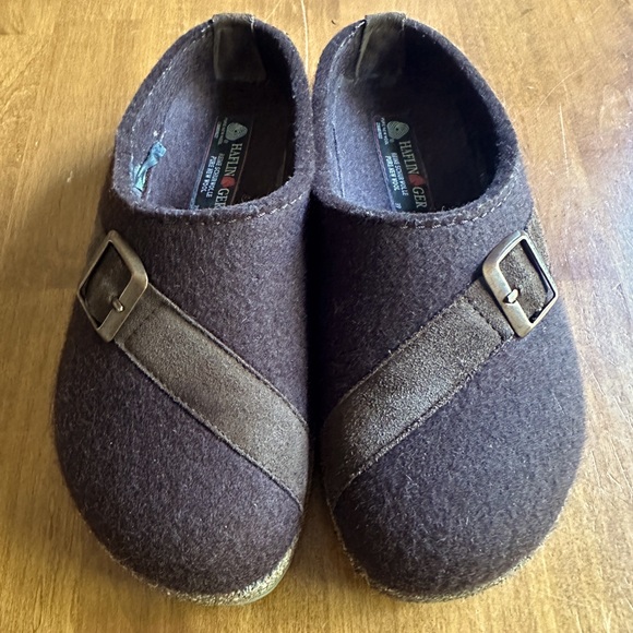 Haflinger | Shoes | Haflinger Grizzly Lia Wool Clogs 39 Brown | Poshmark